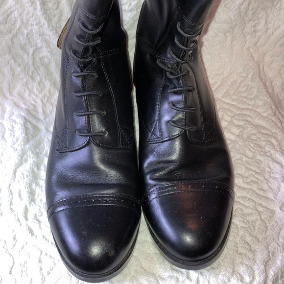 Ariat | Shoes | Ariat Riding Tall Boots Full Back Zipper Leather ...